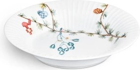 Bílý hluboký porcelánový talíř s vánočním motivem ø 21 cm Hammershøi Christmas – Kähler Design