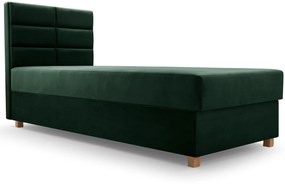 Jednolůžková postel 80 cm Picasso I (tmavě zelená) (s úl. prostorem a matrací). 1071505