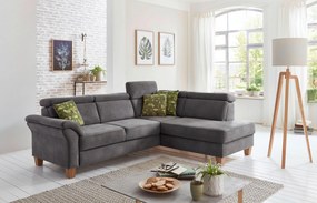 XXXLutz ROHOVÁ SEDAČKA, textil, antracitová Sit & More - Sedací soupravy - 000144005203
