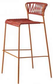 Scab Barová židle LISA CLUB terakota Barva kostry Scab ZE-terakota PVC výplet SCAB P73 - tmavě červená 2875, 2876