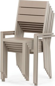 Zahradní sestava AZS-B1656 CRM, polywood, béžová (156 x 78) cm