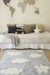 Lorena Canals koberce Pro zvířata: Pratelný koberec Clouds Grey ROZMĚR: 120x160