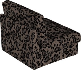 Potah na neskládací křeslo IKEA Kivik barva hnědá látka pletený vzor, vzorované
