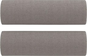 2dílná sedací souprava s polštáři taupe textil 3201623