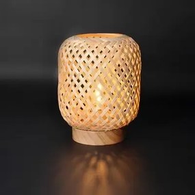 Solight WO3107 ratanová LED lucerna s LED žárovkou / teplá bílá / 3x A