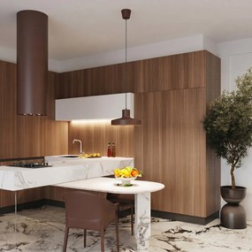 Sollux Lighting Závěsné svítidlo BILO hnědé
