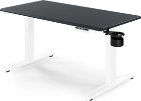 Elektrický stůl s nastavitelnou výškou ergonomický bílo-antracitový,1200x600 mm: ARIA