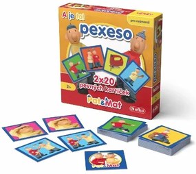 EFKO HRA Baby pexeso v krabičce Pat a Mat 20 dvojic *SPOLEČENSKÉ HRY* ef88424