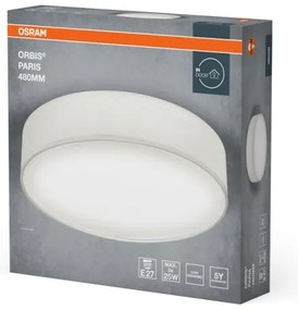 Osram - Stropní svítidlo ORBIS PARIS 3xE27/25W/230V pr. 48 cm bílá