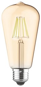 ACA DECOR LED žárovka filament STEP Edison E27 8W