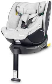 Autosedačka Lumi i-Size 40–150 cm, Isofix, 360°, růstová, od 0m+ do 12 let - sv. šedá