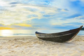 Samolepící fototapeta panorama nádherné pláže - 225x150 cm
