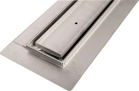 Gelco Manus Piastra GMP82 sprchový kanálek s roštem pro dlažbu 650 x 130 x 55 mm nerez
