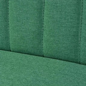 Pohovka textil 117 x 55,5 x 77 cm zelená 244073