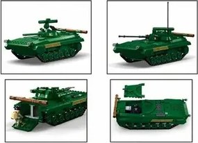 Sluban Model Bricks M38-B1136 Bojové vozidlo pěchoty BMP / LEGO - komp