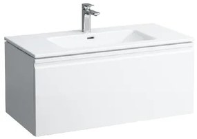 Laufen Pro S - Skříňka s umyvadlem, 1000x500x460 mm, 1 zásuvka, lesklá bílá H8609664751041