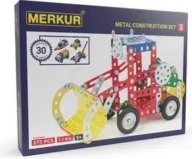 Merkur 3 stavebnice / 273 dílů / 30 modelů / od 6 let