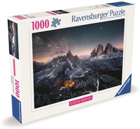 Puzzle ravensburger 120002567 dechberoucí hory: dolomitské věže, itálie