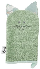 EKO Žínka bavlněná s oušky 20x15 cm Bunny Olive green