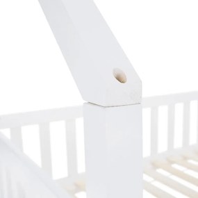 Montessori patrová postel 90x200, bílá, VENITA TYP 2 Kondela 0000396841