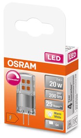 OSRAM PIN 12V LED kolíková žárovka G4 2W 200lm dim