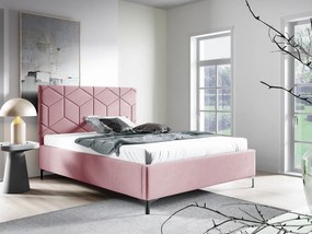 Eka Čalouněná postel BOX+ 120x200 cm Barva látky Trinity: Černá (Trinity 2316), Úložný prostor: Bez úložného prostoru