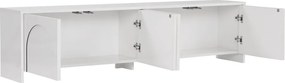 Bílý TV stolek 180x45x32 cm Aurelia – Kalune Design