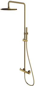OMNIRES Y - Sprchový set s baterií, průměr 25 cm, zlatá Y1244MGL