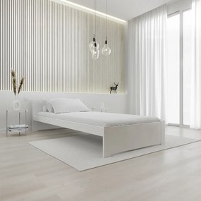 Postel IKAROS 90 x 200 cm, bílá Matrace: Matrace Coco Maxi 20 cm, Rošt: Bez roštu