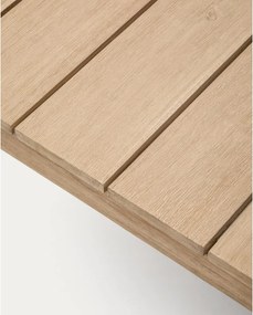 Zahradní konferenční stolek z masivu akácie 82,5x140 cm Ambra – Kave Home