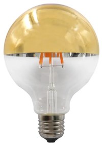 ACA DECOR Vintage zrcadlová LED žárovka E27 O95, stmívatelná