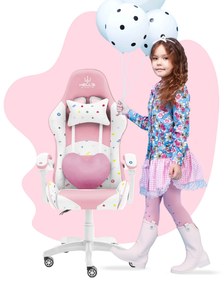 Dětská hrací židle Rainbow růžová