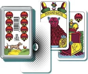BONAPARTE Hrací karty Mariáš jednohlavý / 32 karet / Plastová krabička