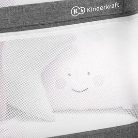 KINDERKRAFT - Cestovní postýlka 4v1 SOFI šedá