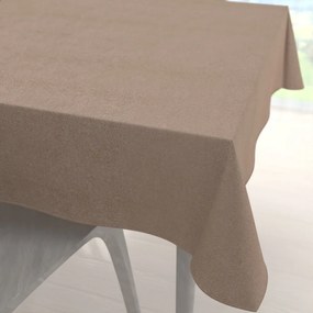 Biante Čtvercový ubrus/imitace broušené kůže Alcantara ALC-006 Béžový 120x120 cm
