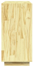 Knihovna 60 x 35 x 71 cm masivní dřevo borovice - Default Title