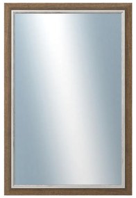 DANTIK - Zarámované zrcadlo - rozměr s rámem cca 40x60 cm z lišty TAIGA sv.hnědá (3106)