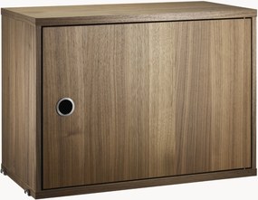 Skříňka pro modulární regálový systém's otočnými dveřmi String System