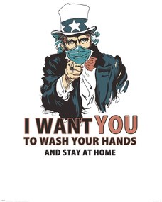 Postershop Plakát - Vincent Trinidad (Wash Your Hands)