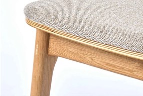 Designová jídelní židle Harper přírodní