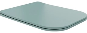 Mexen Teo pomalu klesající sedátko slim, duroplast, světle zelená matná - 39840048