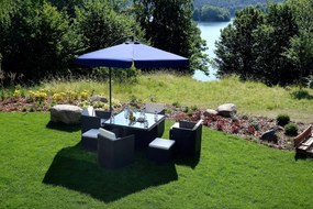 Tomido Zahradní slunečník EXCLUSIV 300 cm BLUE 3052