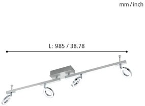 Eglo 96182 - Bodové svítidlo CARDILLIO 1 4xLED/3,2W + 2xLED/3,3/230V