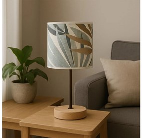ONLI - Stolní lampa FLORA 1xE27/22W/230V 28 cm zelená/zlatá