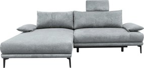 XXXLutz ROHOVÁ SEDAČKA, textil, šedá MID.YOU - Sedací soupravy - 001574003010