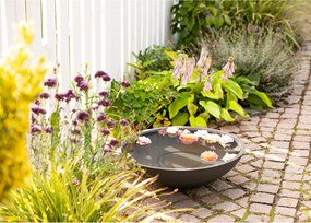House Nordic Zahradní mísa na vodu FLEURISTE Ø60cm tmavě šedá 9001571