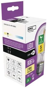 Emos lighting LED žárovka Filament A60 A CLASS / E27 / 3,8 W (60 W) / 806 lm / teplá bílá 1525283273