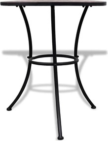 3dílný bistro set mozaikový keramický terakota 271770