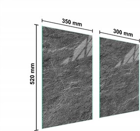 Skleněná Ochranná Deska Do Kuchyně 65x52 Břidlice