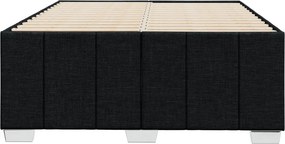 Rám postele bez matrace černý 120 x 200 cm textil 3284827